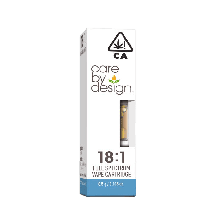 Care By Design | Product: 18:1 Vape Cartridge, 0.5 Grams